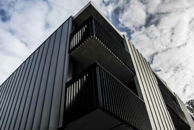 York Apartments features Standing Seam cladding by Metal Cladding Systems
